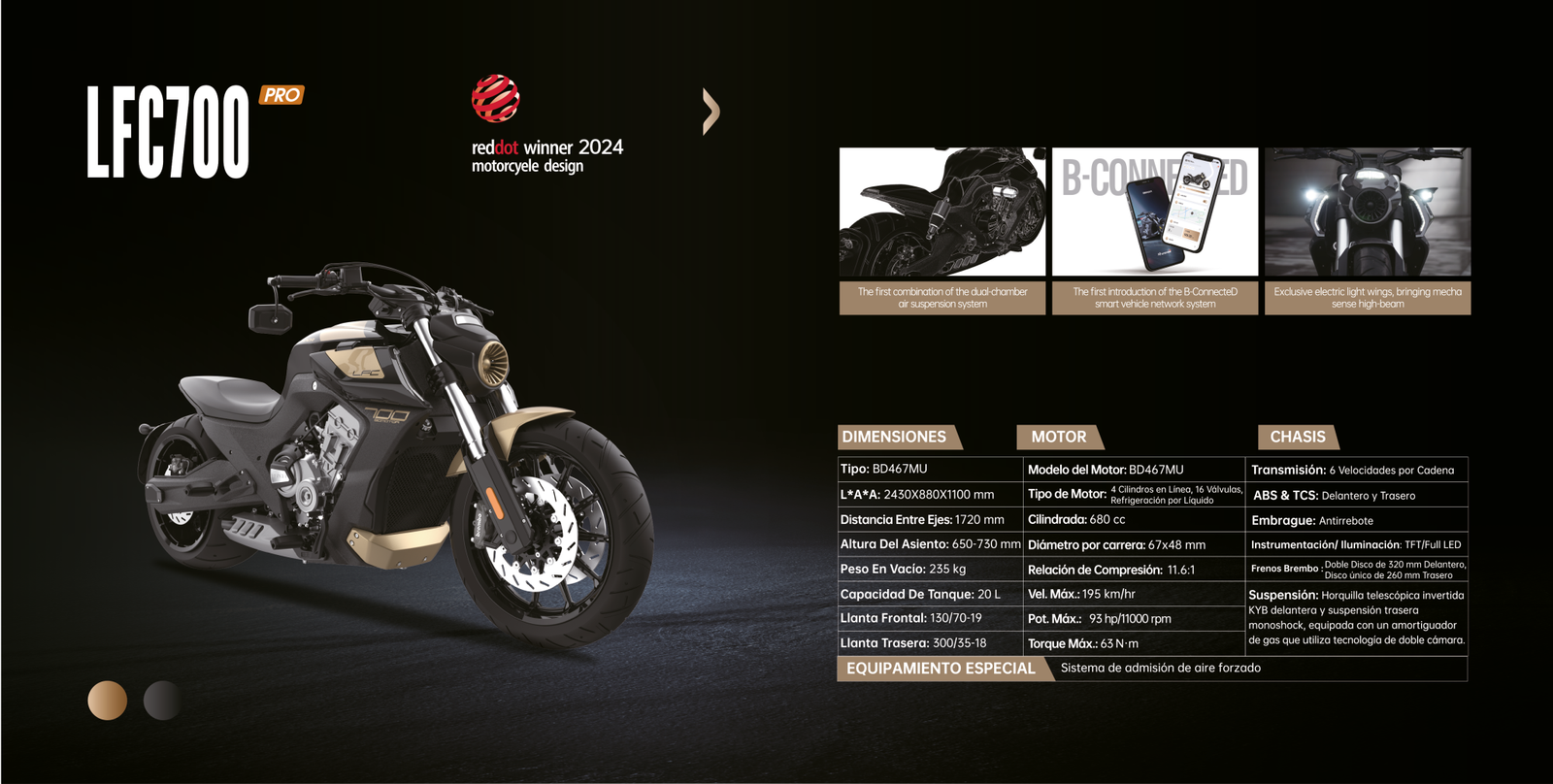 Benda LFC 700 Pro: Poder y Diseño Futurista | Bendamoto